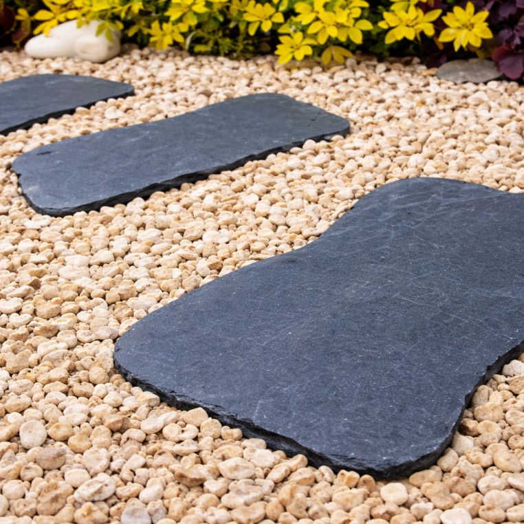 Black Limestone Stepping Stones (Multipacks) | Buy Now