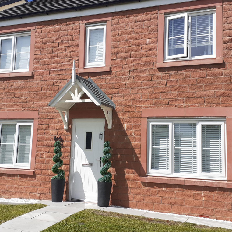 Red Cumbrian 140MM Coursed Split Faced Random Sandstone Walling | Buy Now